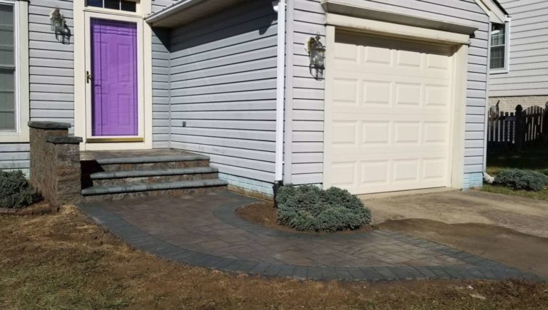 Paver Walkway & Stoop | Life Time Pavers